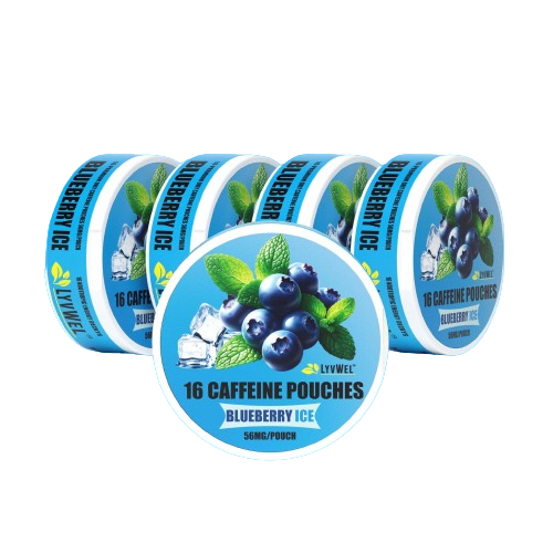 **LyvWel Caffeine Oral Pouches - Energize with Mango Crush Flavor**
